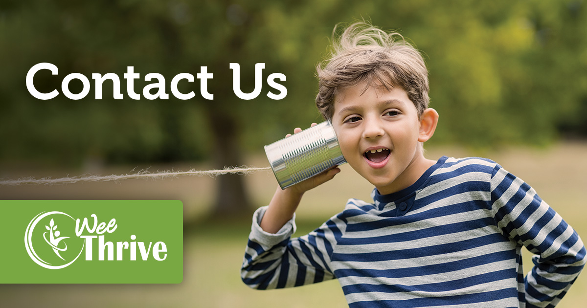 Contact Us - Wee Thrive